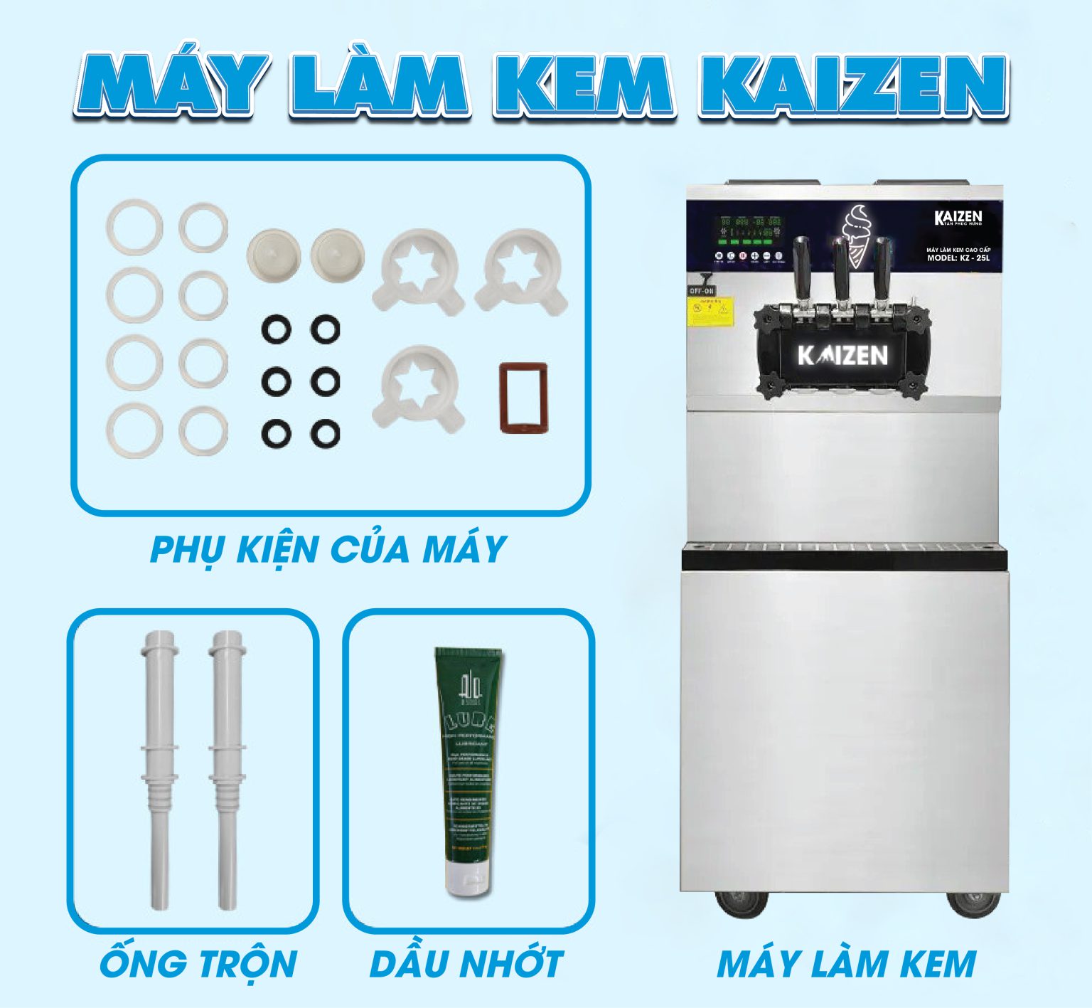 Kaizen cung cấp thiết bị làm lạnh nhập khẩu nguyên chiếc cam kết chất ...